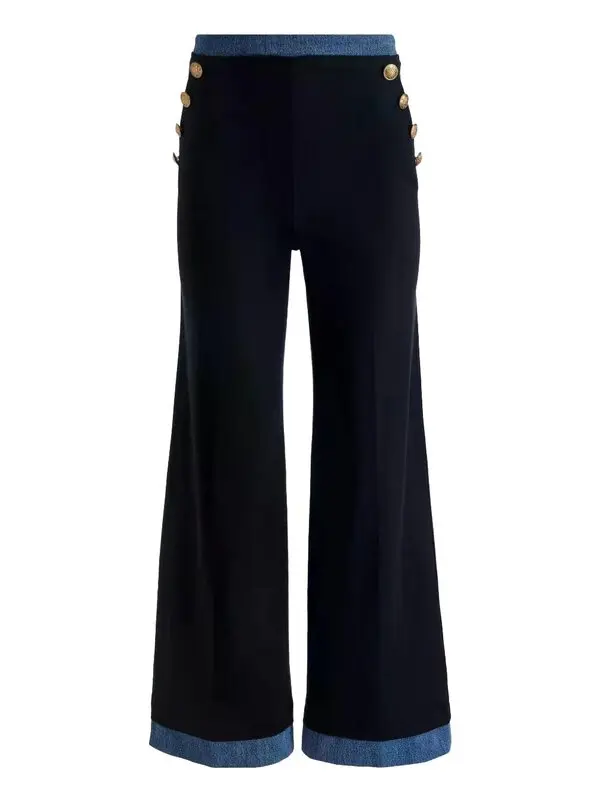 Alice + Olivia Narin Cropped Trousers - Black