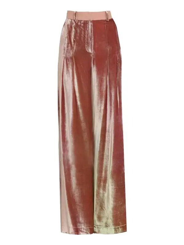 LETHICIA BRONSTEIN Alda Pleated Trousers - Pink