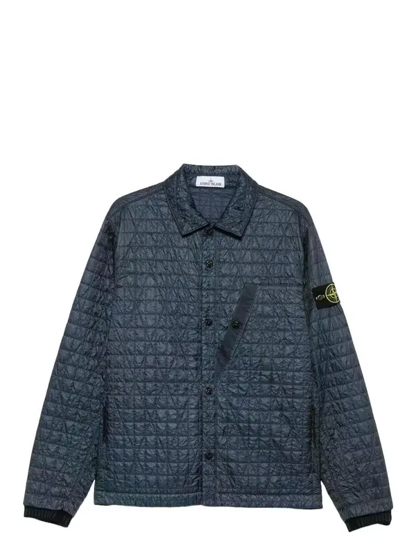 Stone Island Crinkle Padded Jacket - Blue