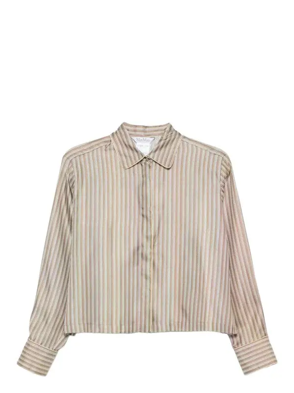 Max Mara Brama Silk Shirt - Brown