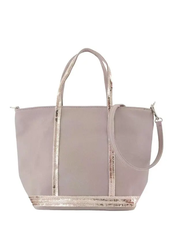 Vanessa Bruno Sequin-trimmed Tote Bag - Neutrals