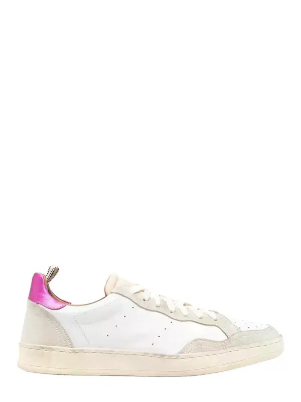 ELIA MAURIZI Lexi Panelled Leather Sneakers - White