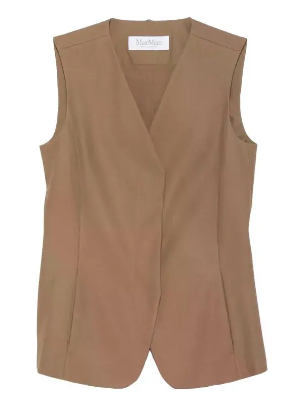 Max Mara Reno Vest - Brown