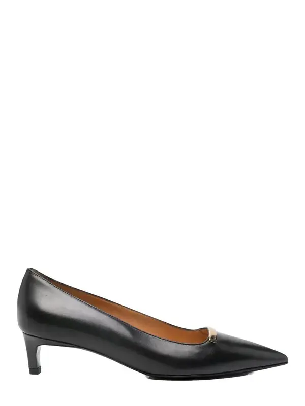 TOD'S 40mm Pointed-toe Leather Pumps - Black