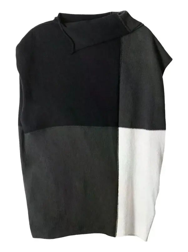 Y’s Patchwork Top - Black