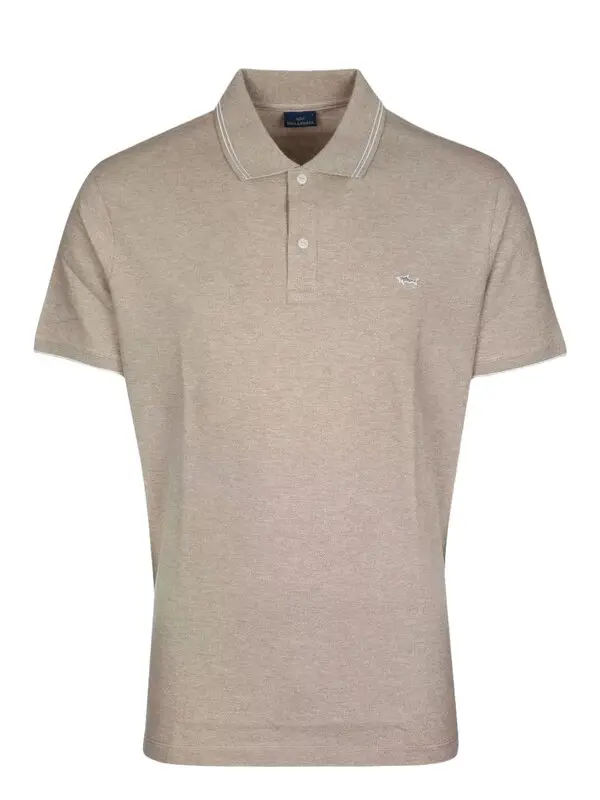 Paul & Shark Tipped-collar Polo Shirt - Neutrals
