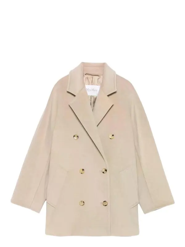 Max Mara Double-breasted Coat - Neutrals