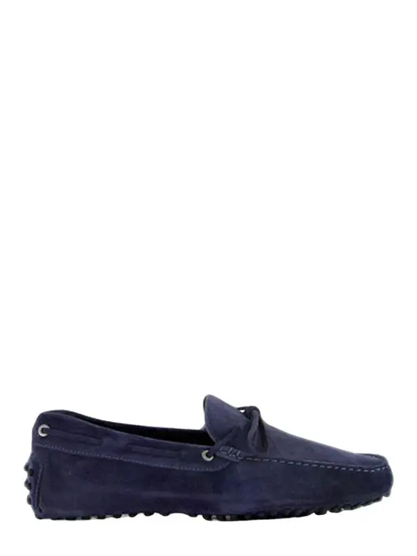 AURELIEN Suede Leather Loafers - Blue