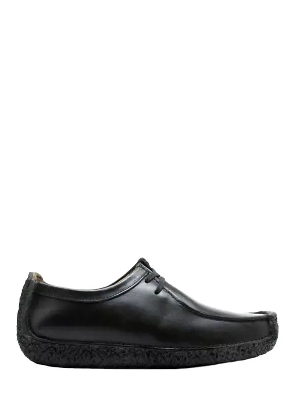 Clarks Natalie Leather Sneakers - Black
