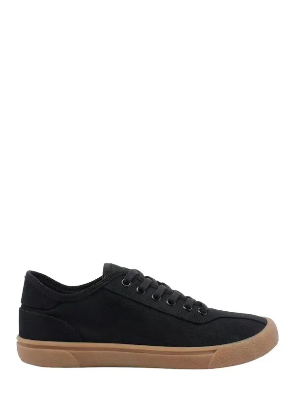 THE ROW Round-toe Lace-up Sneakers - Black