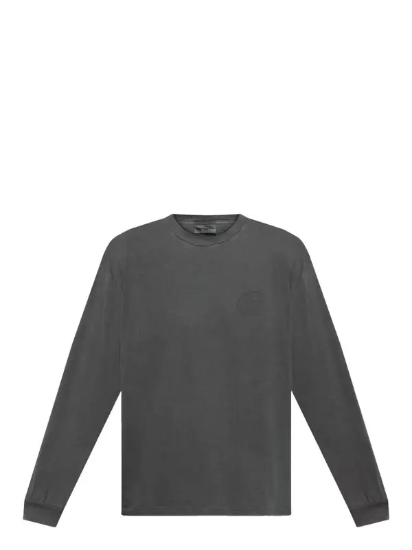 Carhartt Work In Progress Embroidered-logo Long-sleeve T-shirt - Grey