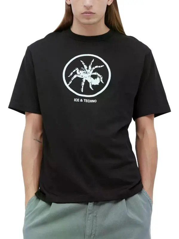 ICE & TECHNO Spider T-shirt - Black