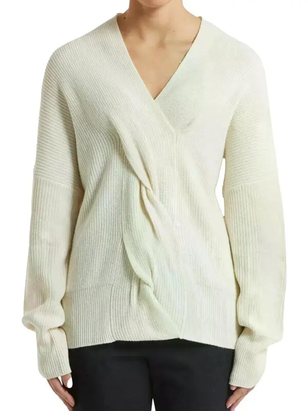 PENNYBLACK Twisted-detail Sweater - Neutrals
