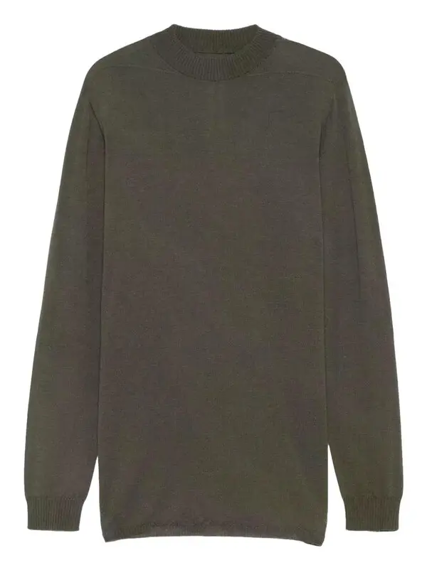 Rick Owens Lupetto High-neck Wool Sweater - Green