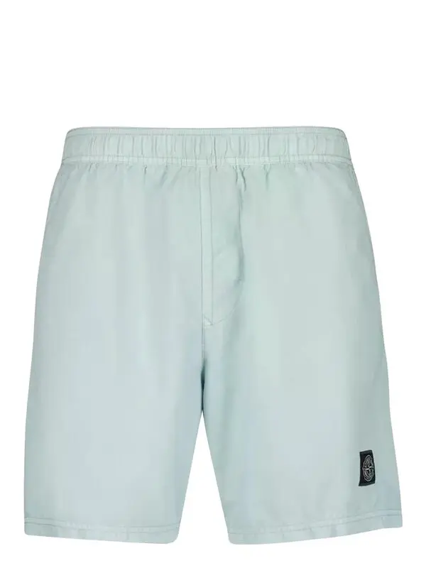 Stone Island Elasticated-waistband Swim Shorts - Blue