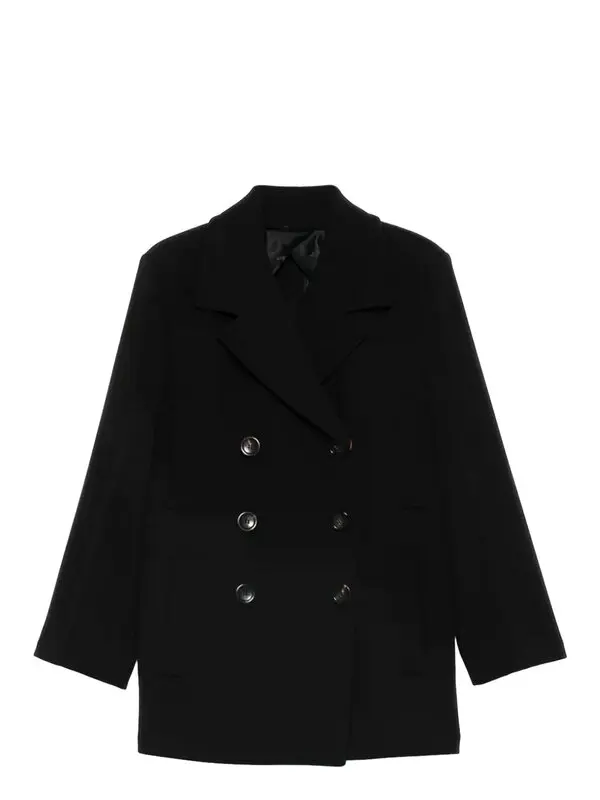 Max Mara Double-breasted Blazer - Black