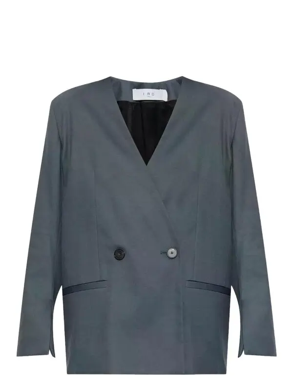 IRO PARIS Sabrine Double-breasted Blazer - Grey