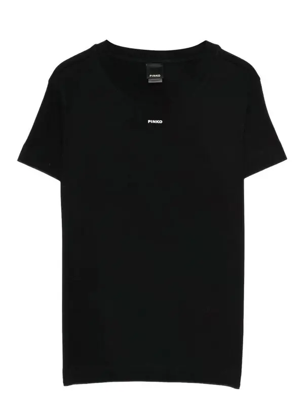 Pinko Crew-neck Top - Black