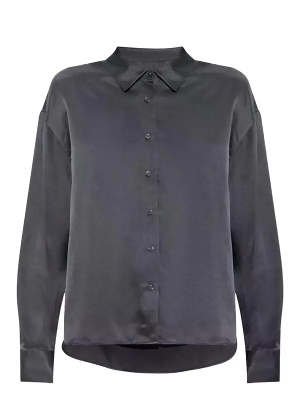 IRO PARIS Button-down Silk Shirt - Grey
