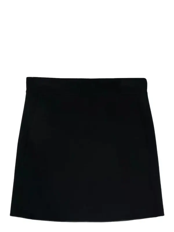 Max Mara Wool Mini Skirt - Blue