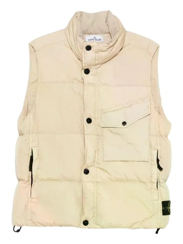 Stone Island Compass-badge Gilet - Neutrals