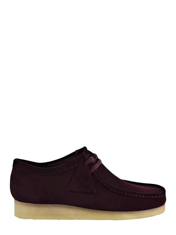 Clarks Wallabee Desert Boots - Red