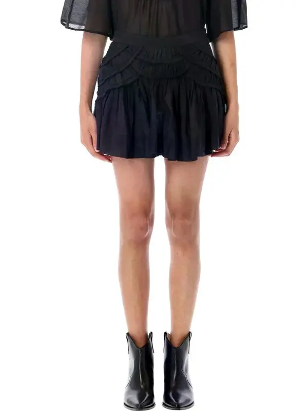 MARANT ETOILE Ceola Mini Skirt - Black