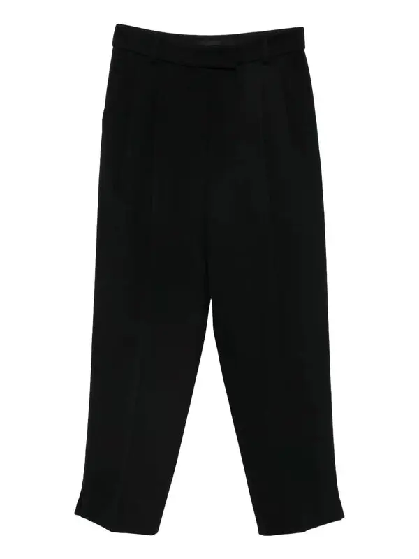 Giorgio Armani Pleat Detailed Trousers - Black