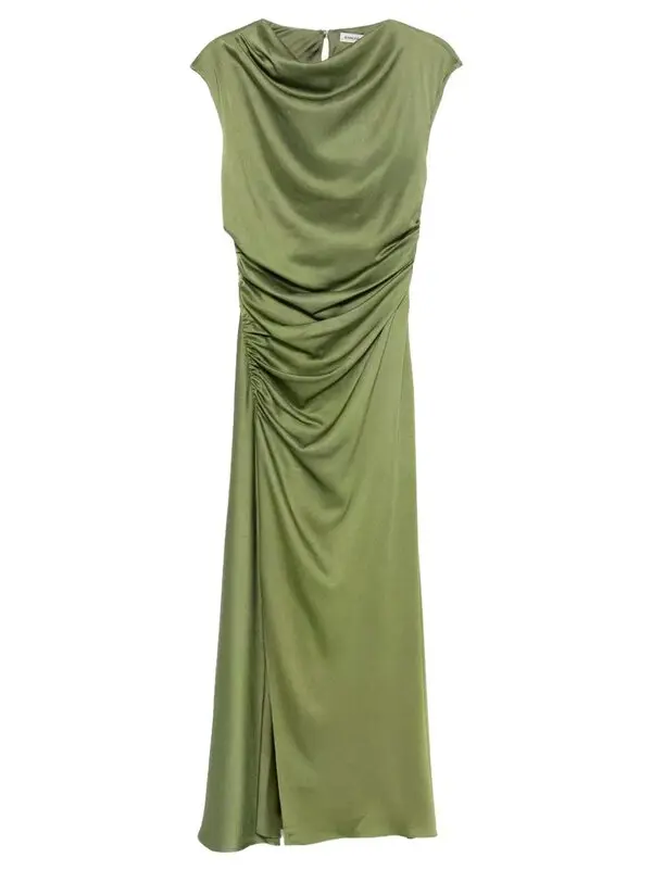 Simkhai Burke Cowl-neck Midi Dress - Green