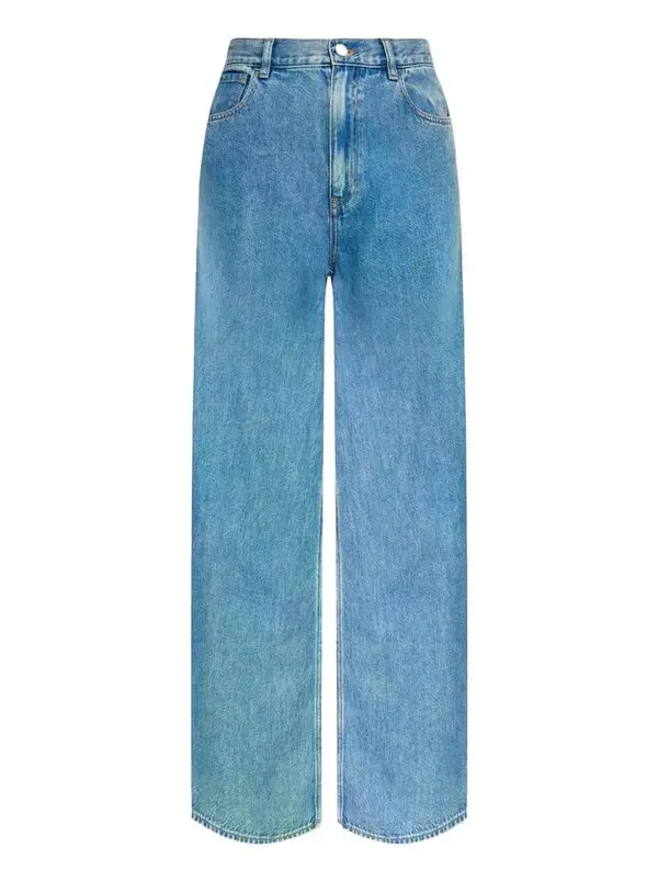 Theory Five-pocket Straight Leg Jeans - Blue