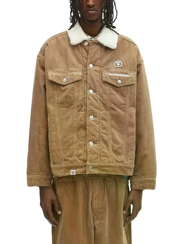 AAPE BY *A BATHING APE® Corduroy Jacket - Brown