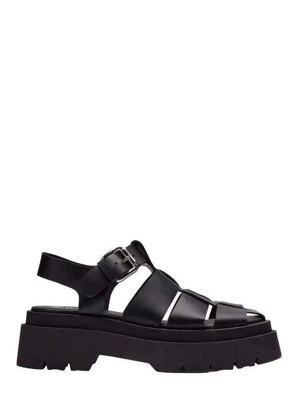 MIISTA Kornelia Buckle Sandals - Black