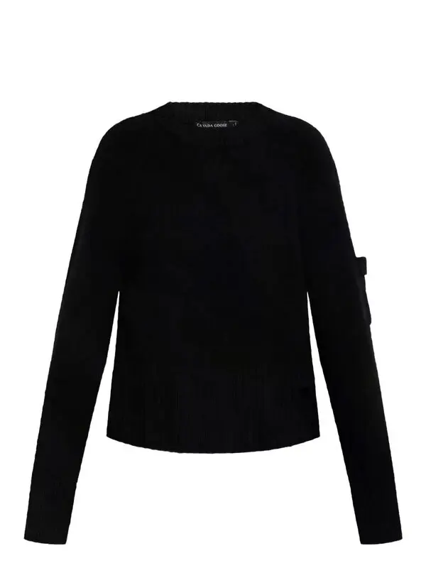Canada Goose Ribbed-hem Sweater - Black