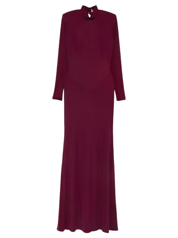 THE NEW ARRIVALS ILKYAZ OZEL Venum Maxi Dress - Red