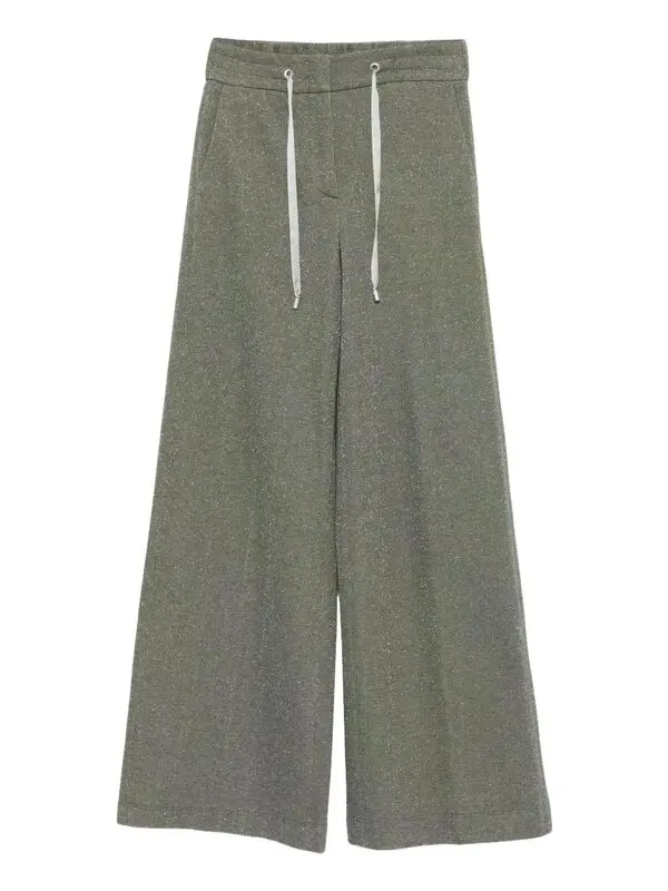 Peserico Drawstring Trousers - Green