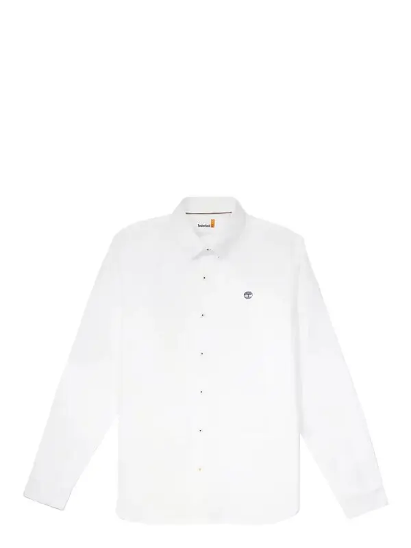 Timberland Embroidered-logo Shirt - White