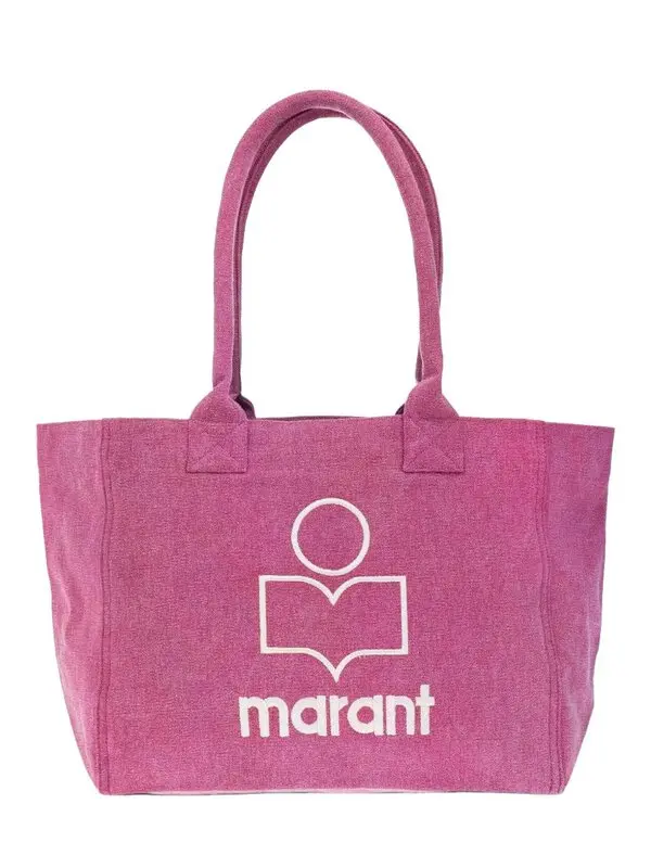 Isabel Marant Logo-embroidered Tote Bag - Pink