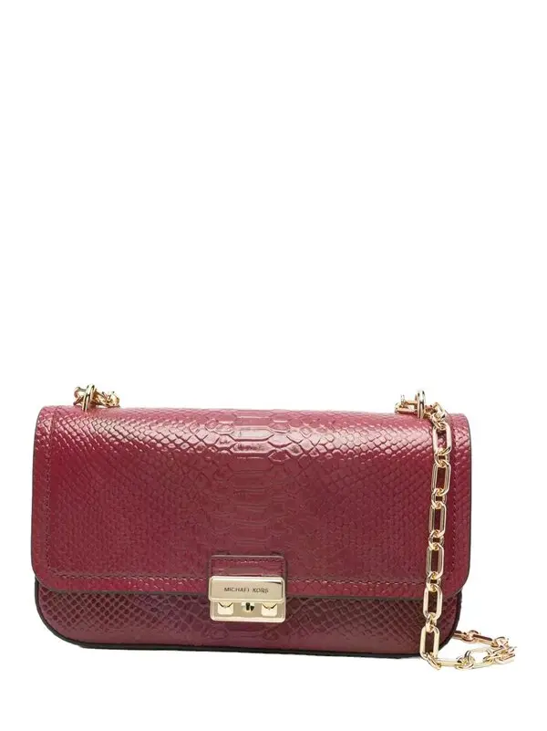Michael Kors Large Tribeca Chain Shoulder Bag - Red
