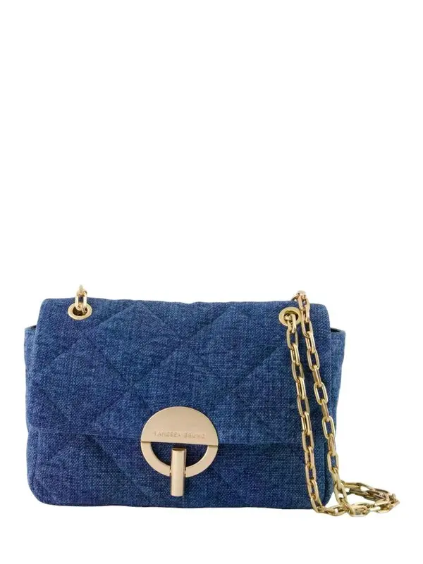 Vanessa Bruno Quilted Chain Shoulder Bag - Blue