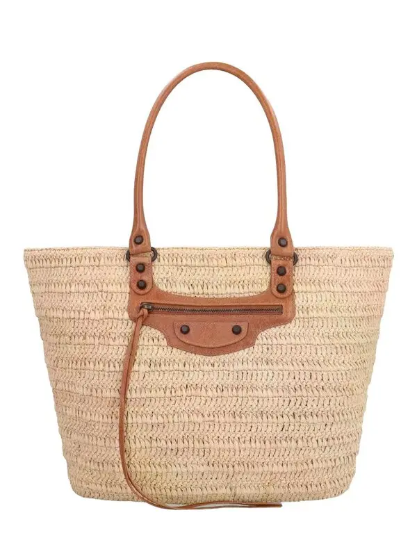 Balenciaga Small Le City Basket Tote Bag - Neutrals
