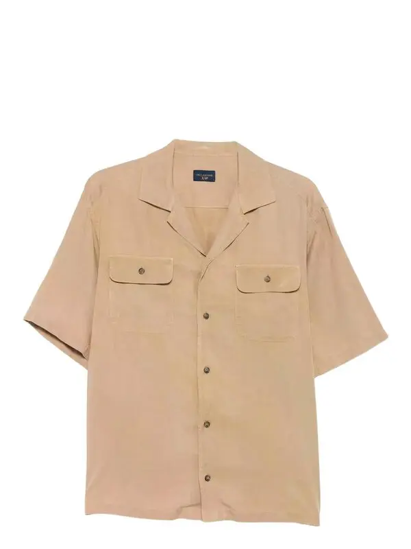 Paul & Shark Double-pocket Short-sleeve Shirt - Brown