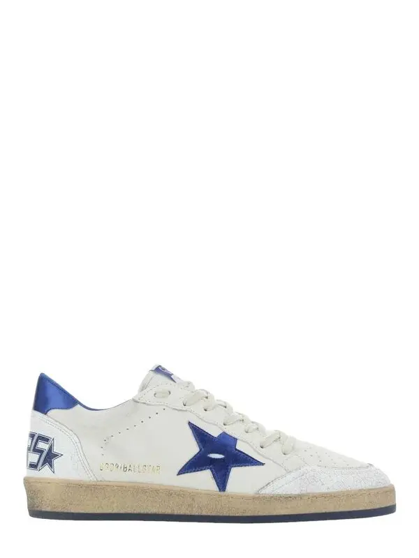 Golden Goose Ball Star Leather Sneakers - Blue
