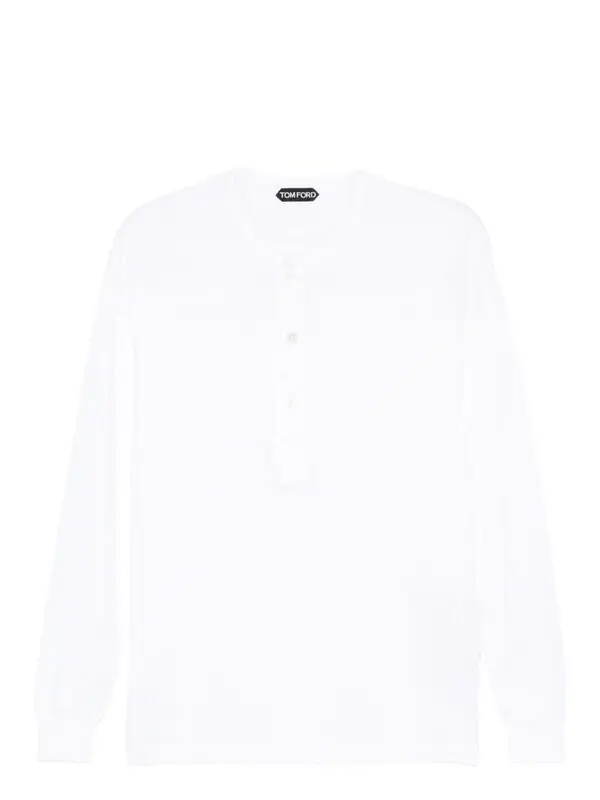 TOM FORD Serafino Cotton-blend Top - White