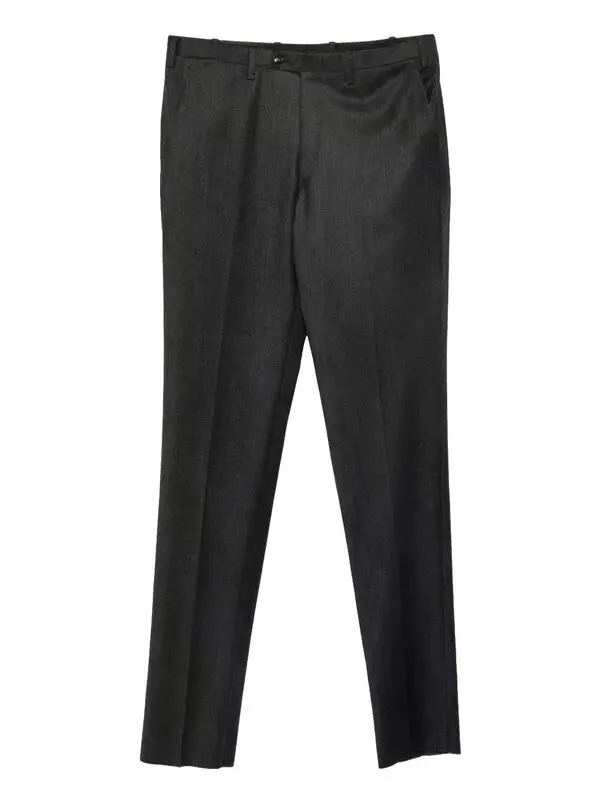 Kiton Button-fastening Trousers - Grey