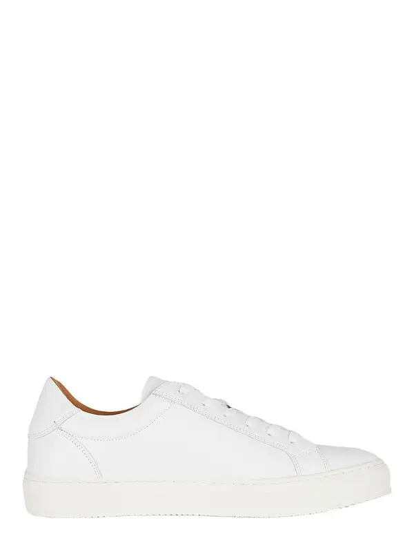 Boggi Milano Leather Trainer Sneakers - White