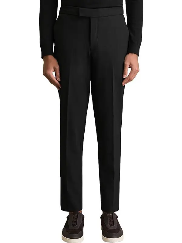 REISS Slim Fit Trousers - Black
