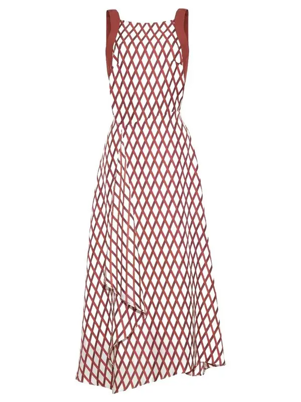 Adam Lippes Sunita Midi Dress - Red