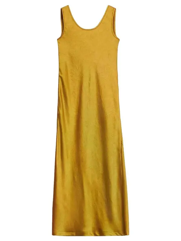 Rodebjer Eloise Satin Maxi Dress - Yellow