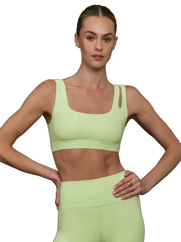 Carbon38 Cutout Bra In Melt - Matcha