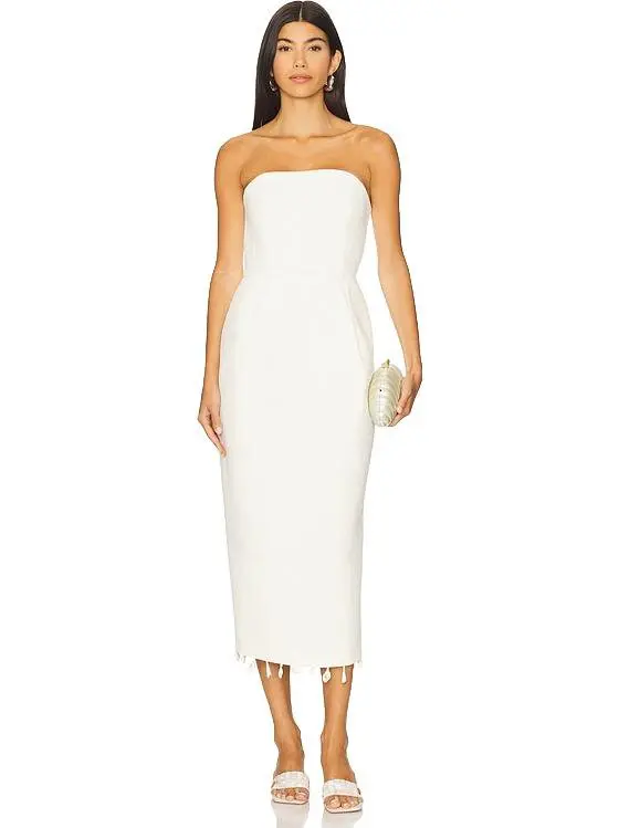 Lpa Tessa Midi Dress - Cream